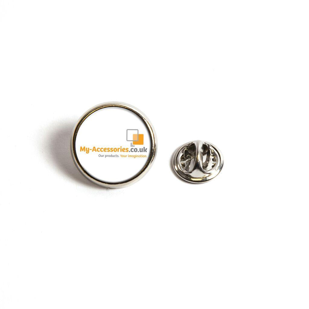 17mm Silver Butterfly Pin Back Badges – My Accessories