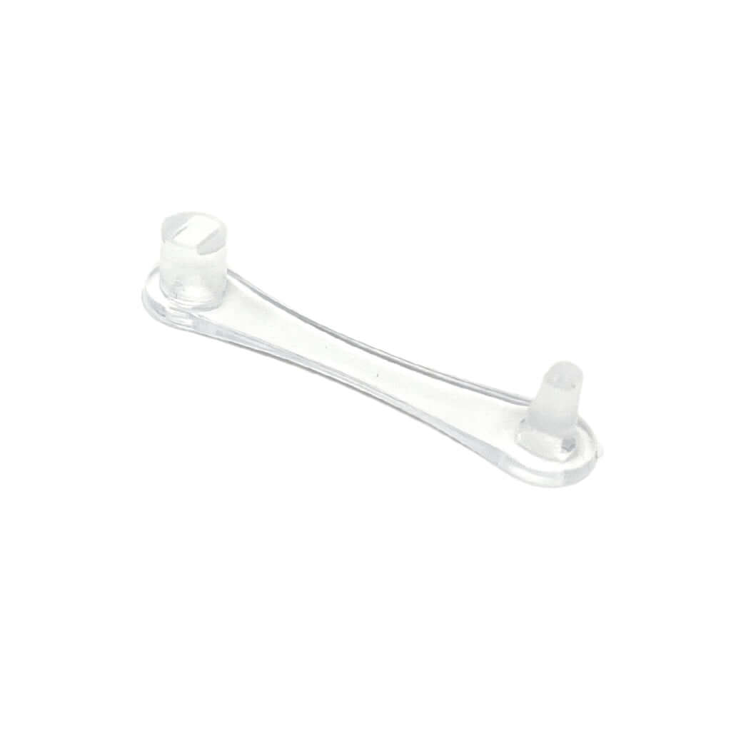 34mm Clear Plastic Push Click Connector Link - Pack of 50
