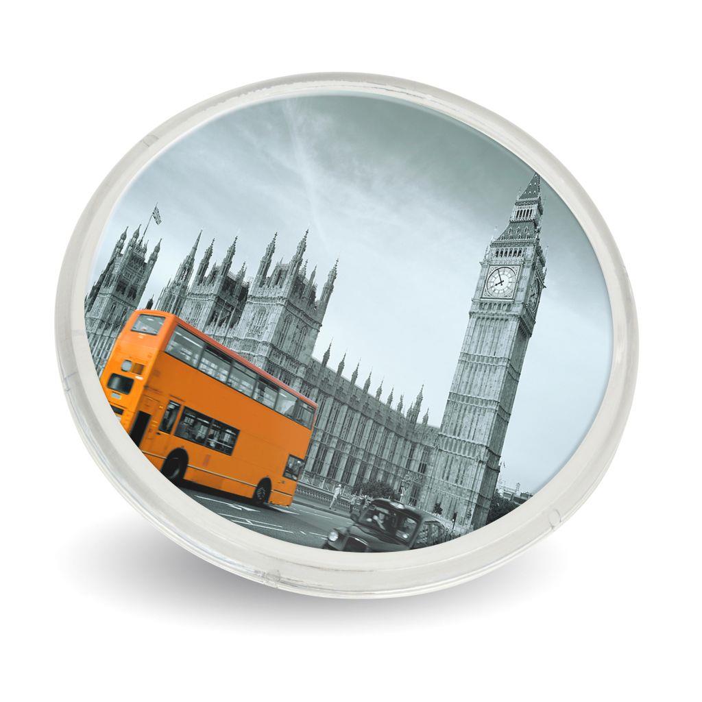 Buy Round Blank Plastic Fridge Magnet Insert - 80mm - Pack of 10 Online