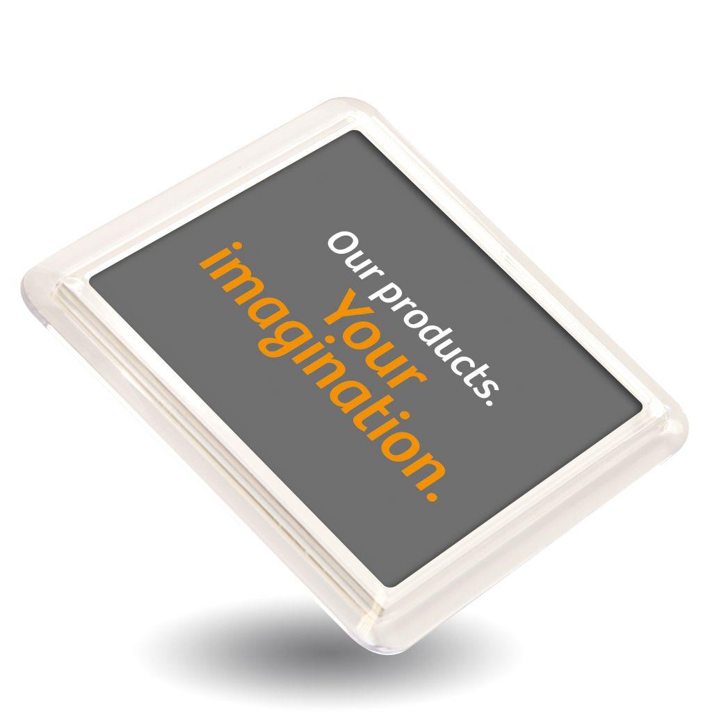 Buy Square Blank Plastic Fridge Magnet Insert - 80 x 80mm - Pack of 10 ...