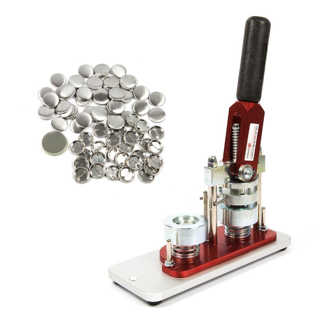 Buy 25mm Round G Series Button Pin Badge Machine - Incl 100 Pin Back ...