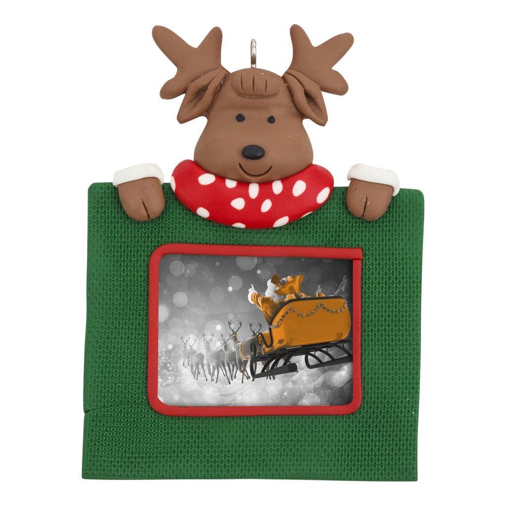 Buy Blank Reindeer Christmas Tree Ornament Insert Size 45 x 35mm - Pack ...